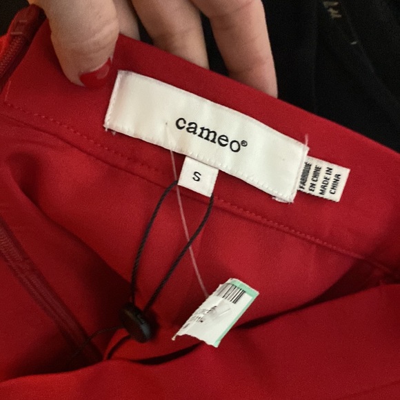 cameo | Skirts | Cameo Red Pencil Skirt | Poshmark